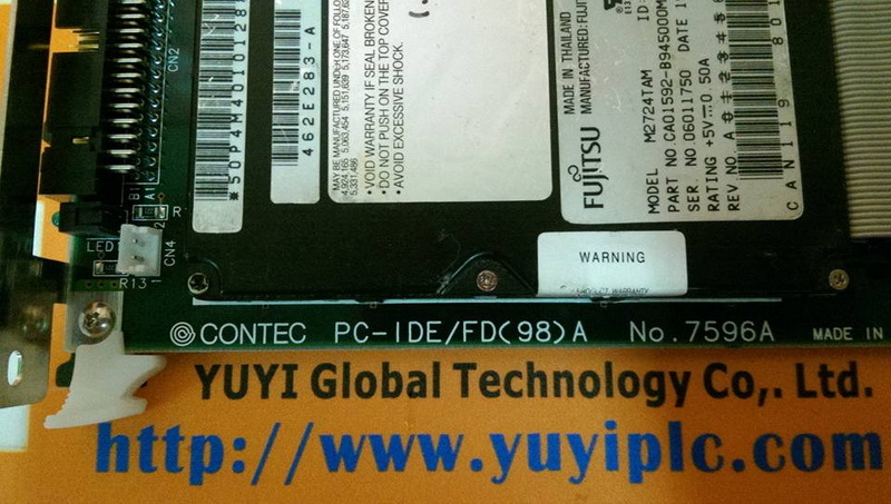 CONTEC PC-IDE/FD(98)A NO.7596A BOARD - 裕益科技自動化設備可程式編碼器PLC分散式控制系統DCS